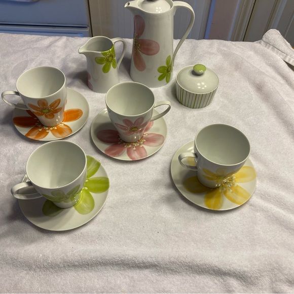 Mikasa | Dining | Mikasa Tea Set Spring Flowers | Poshmark